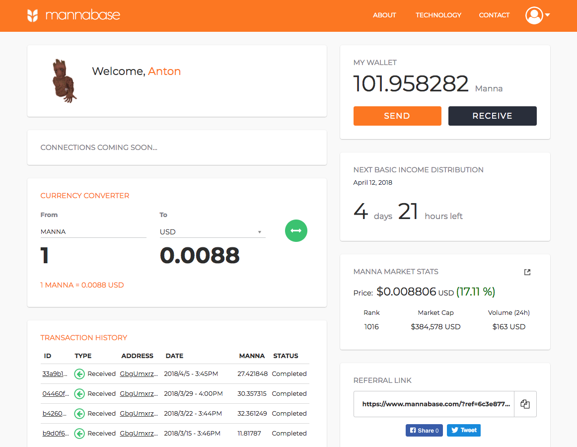 The most important thing to add next : r/MannaCurrency